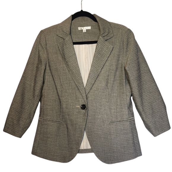 CAbi | Jackets & Coats | Cabi Gray Tweed Barrister Blazer Style 923 ...